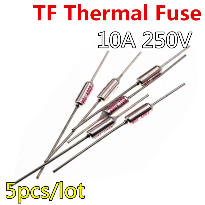 Thermal Fuse RY TF 10A 250V Temperatura 65C 85C 100C 105C 100C 120 130 ...