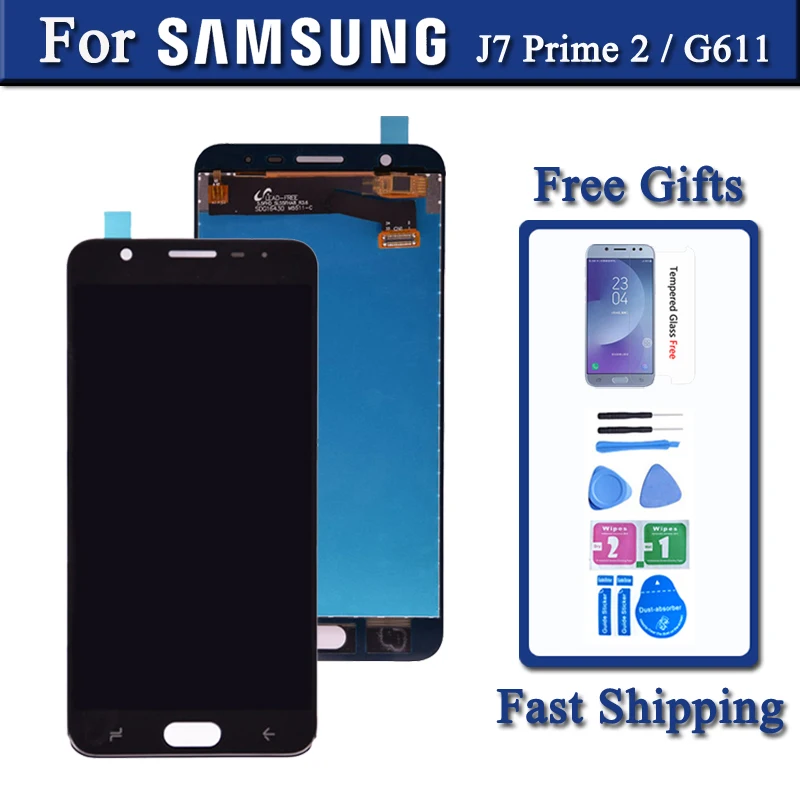 Original For Samsung Galaxy J7 Prime 2 2018 G611 Lcd Display Digitizer ...