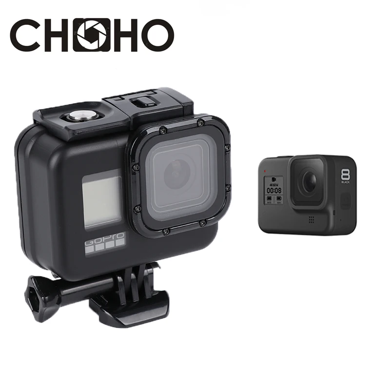 For-Gopro-8-Waterproof-Housing-Case-Diving-Cover-Protective-Shell ...