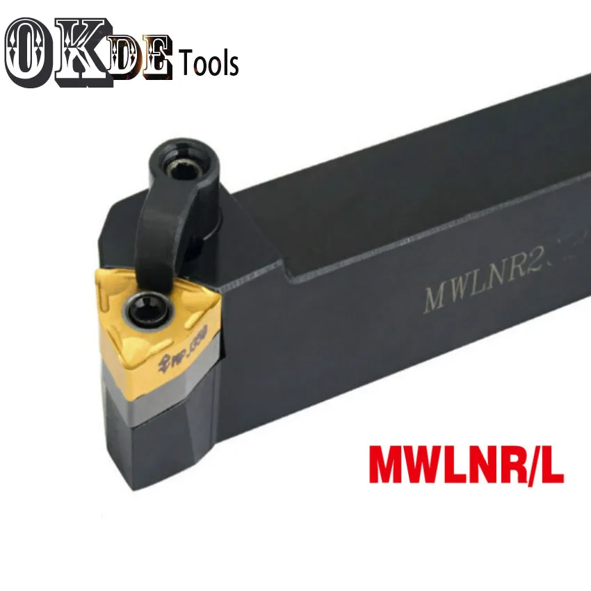 Soporte de herramientas de torneado externo MWLNR1616 MWLNR2020 MWLNR2525 H08 MWLNR2525M08 ...