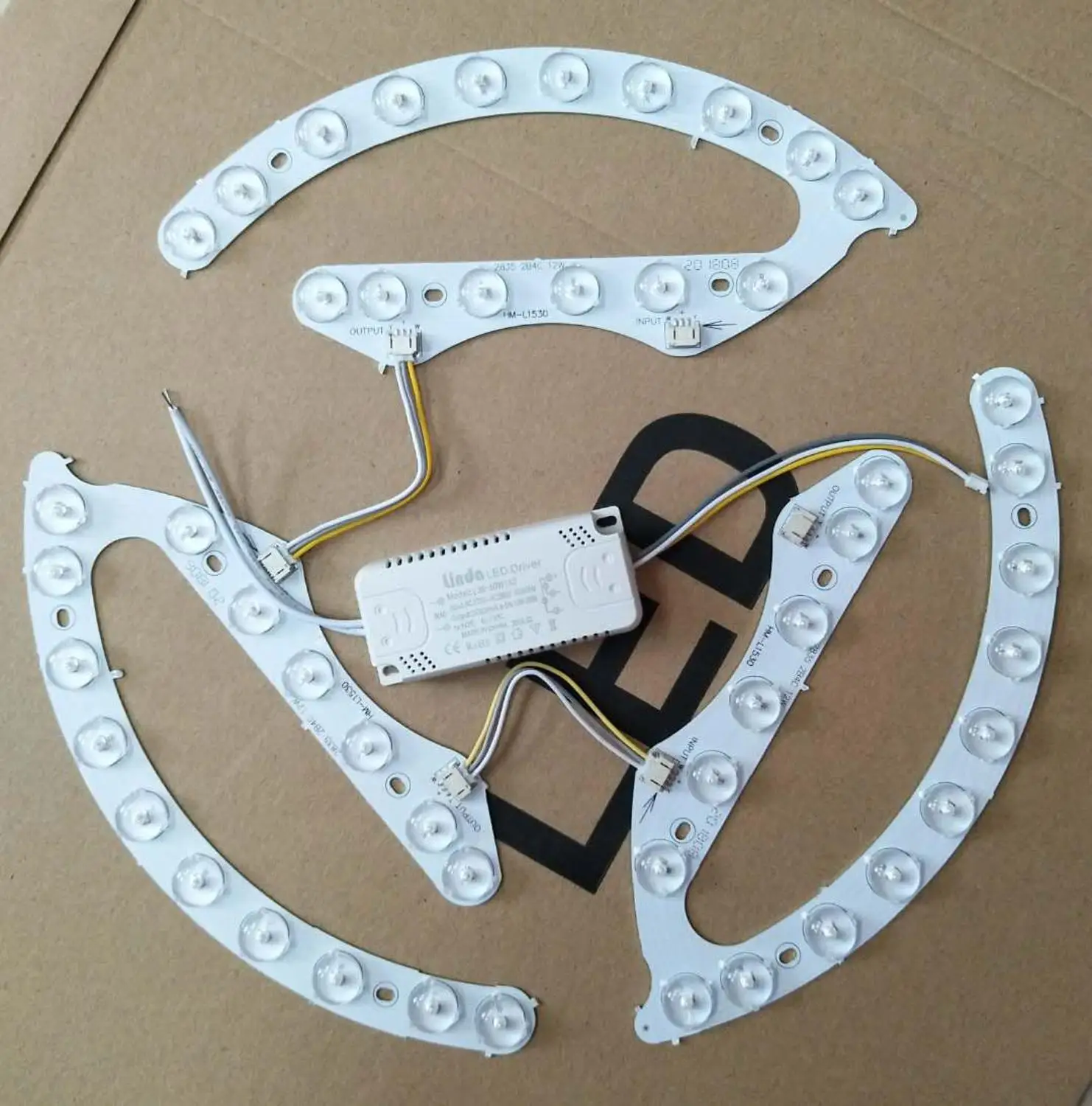 Led Ceiling Lamp Retrofit Lamp Board Wick Round Lens Fan Lamp Strip ...