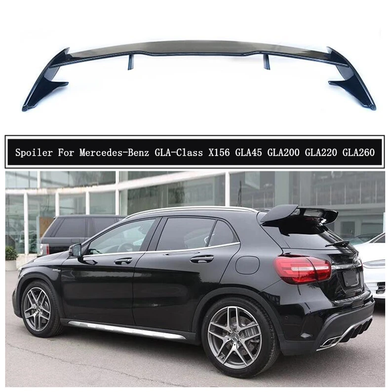 Wing Lip Spoiler For Mercedes-benz Gla-class X156 Gla45 Gla200 Gla260 ...
