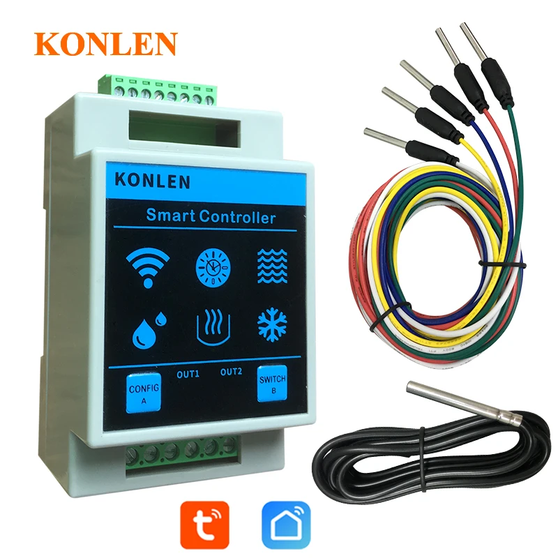 Tuya Temperature Sensor Wifi Water Level Thermostat Controller Remote ...