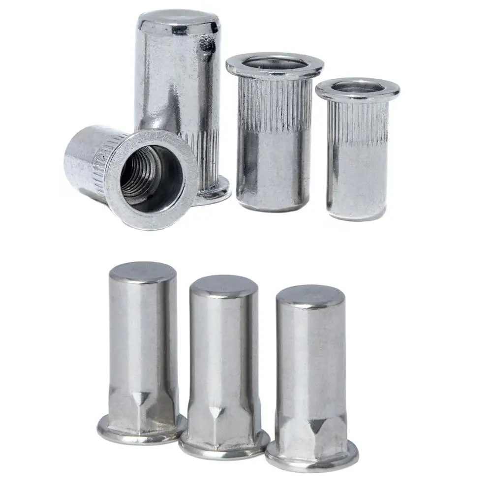20Pcs-304-stainless-Steel-Countersunk-Flat-Head-Fluted-Hex-Blind-Rivet ...