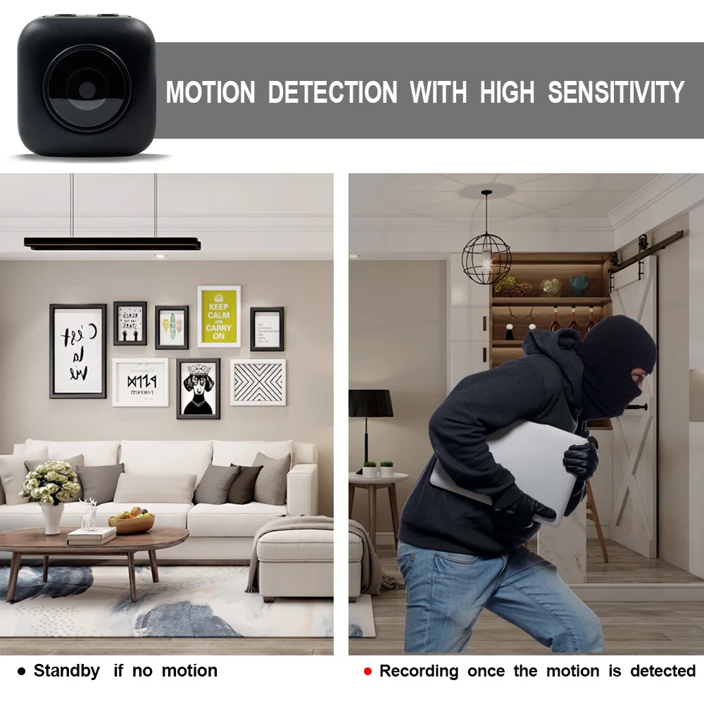 Mini Camera Wifi Live Stream Smart IP CCTV Cloud Storage Portable Full ...