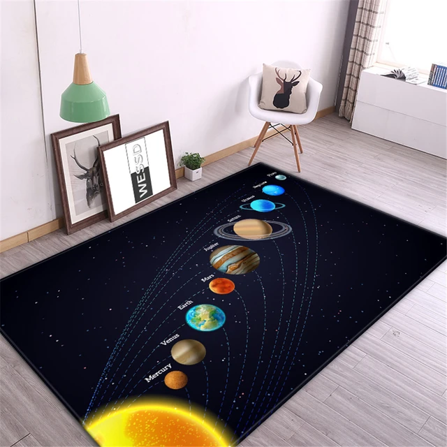 Planets Solar System Rug