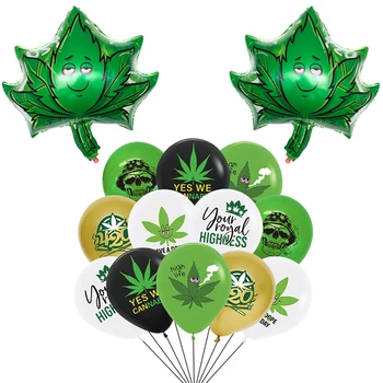 Highnight Theme Foil Balões De Látex, Balões Decorações De Festa, Folha ...