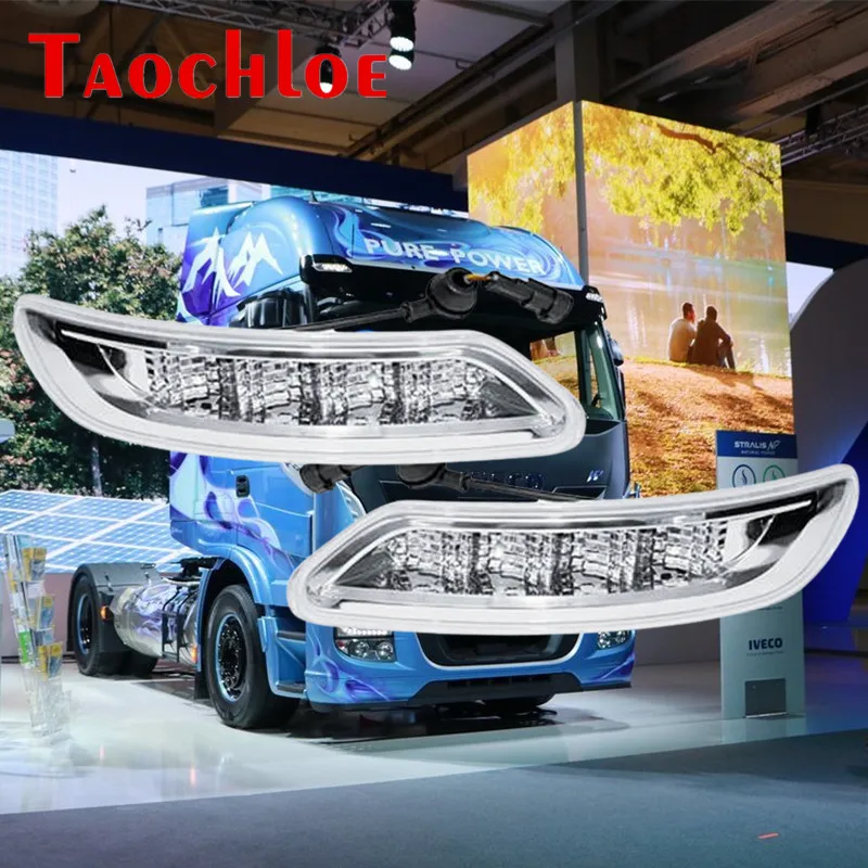 2Pcs Sun Visor LED Lights For IVECO Stralis Truck Trailer Cab Lamps ...