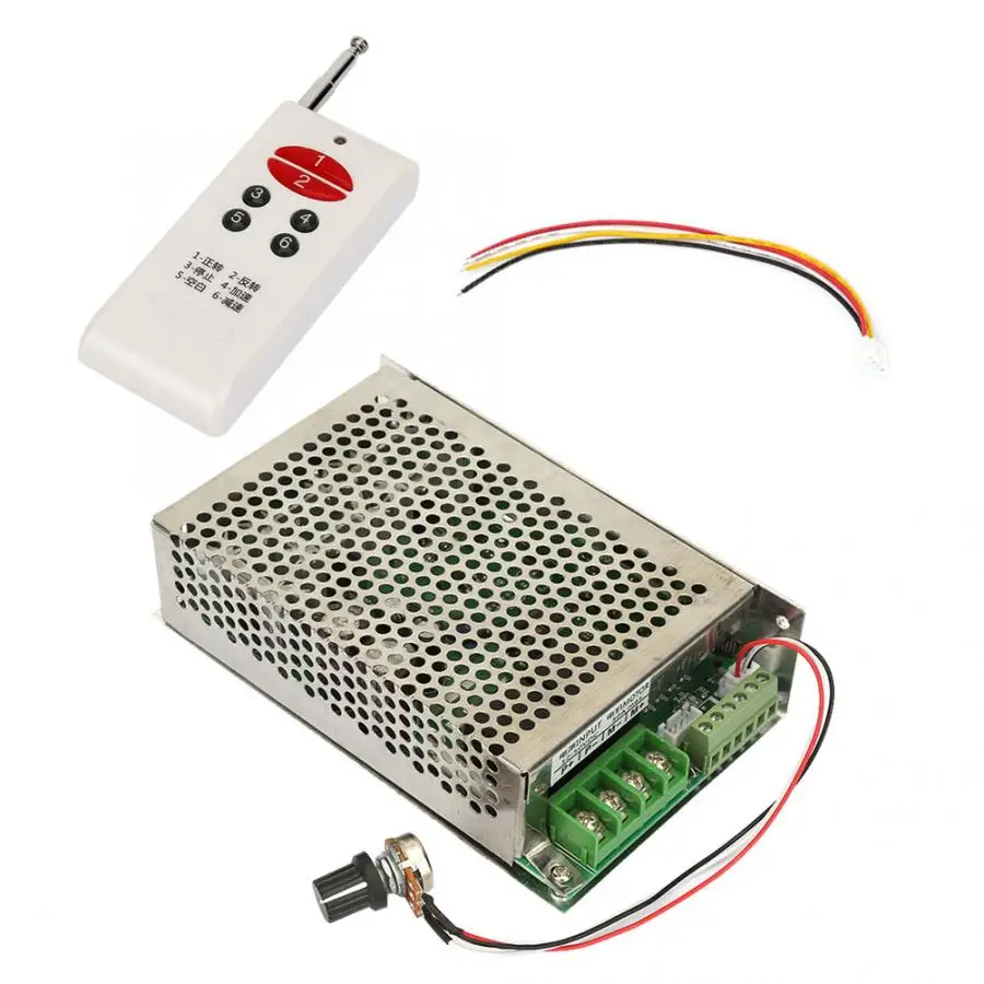 Wireless Remote Control Dc Motor Governor Speed Controller 12v/24v/30v ...