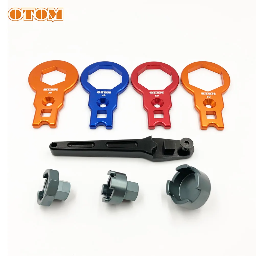 OTOM Motorcycle Front Shock Absorber 50/49/35mm Fork Cap Wrench Torque ...