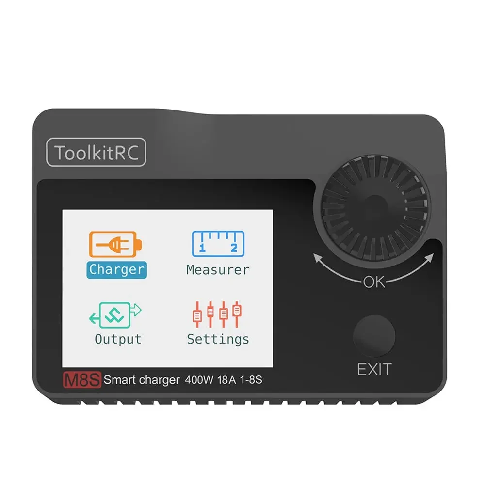 Toolkitrc M8s 400w 18a Color Screen Balance Charger Discharger For 1-8s ...