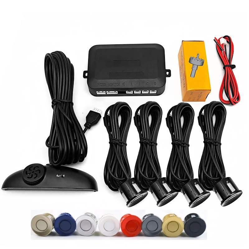 Parking-Sensor-Auto-Parktronic-Kit-LED-Display-Auto-Parking-Radar-with ...