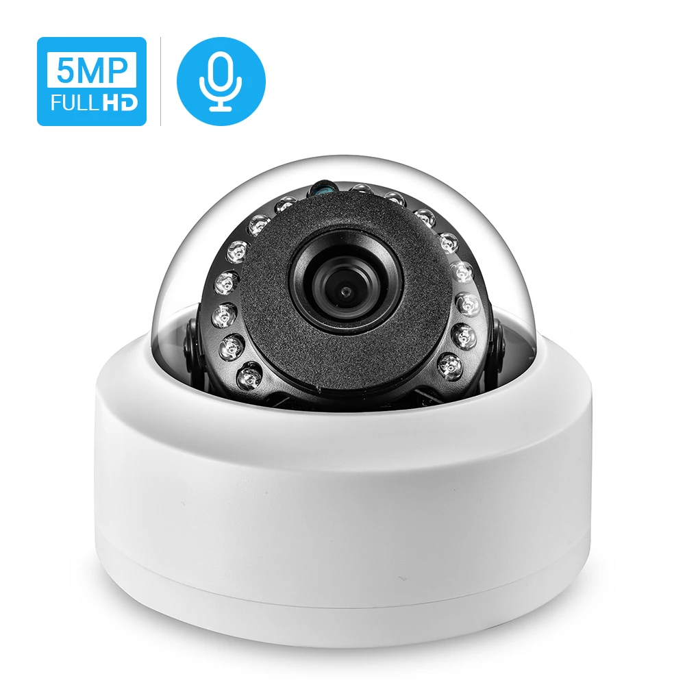 Hamrolte 5MP IP Camera Internal Microphone Motion Detection Nightvision ...