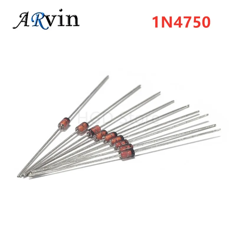 Zener Diode | In4750a | Connectors - 50pcs 1n4750a 1n4750 1w 27v Do-41 ...