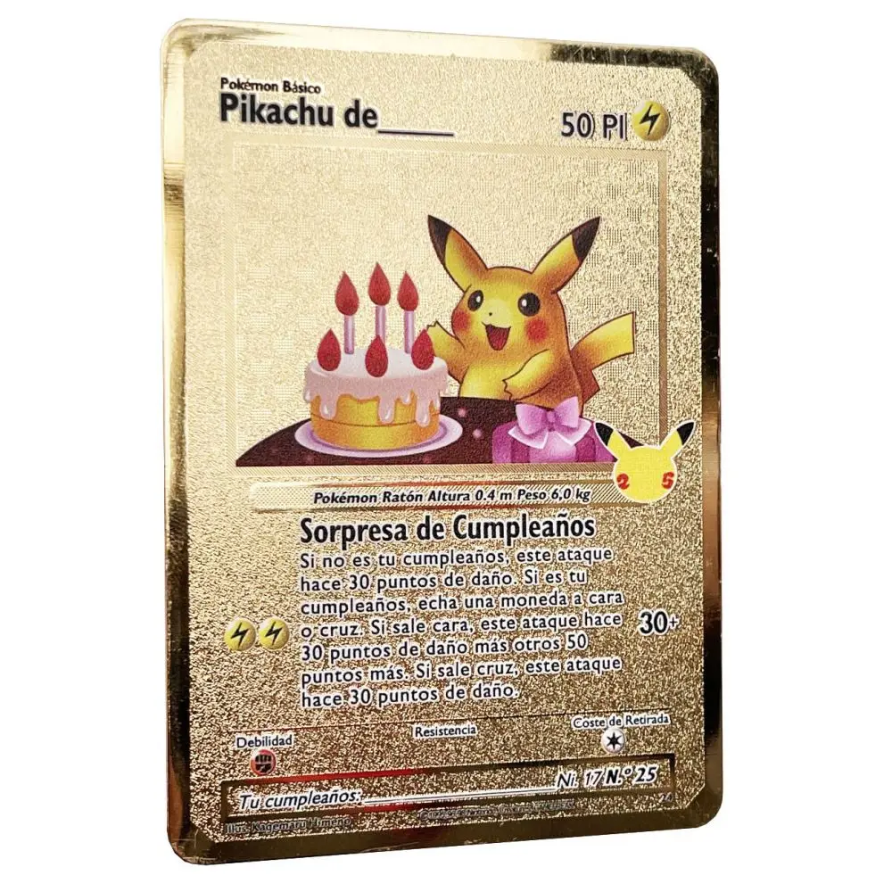 Letter Metal Pokemon Spanish Letter Metal Pikachu | Pikachu Birthday ...