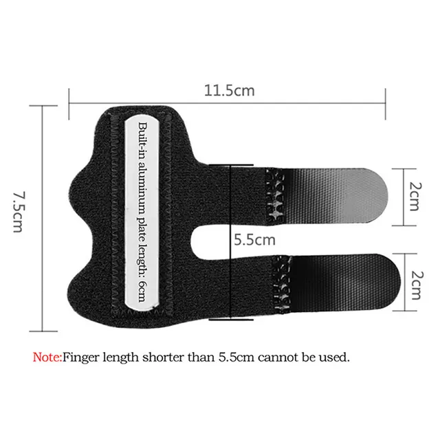 Pain Relief Trigger Finger Fixing Splint Straighten Brace Adjustable ...