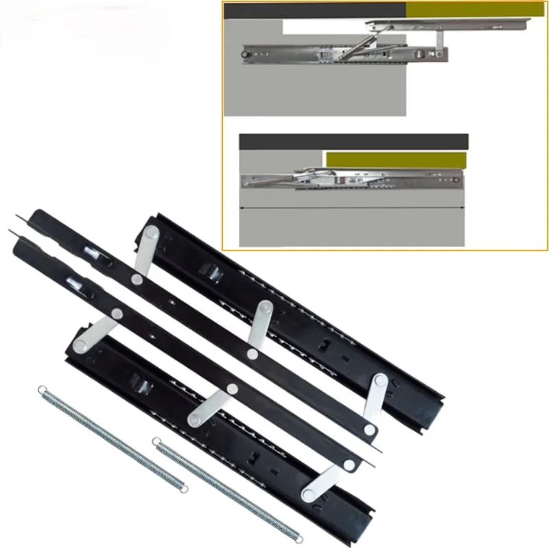 table-slide-lifting-rail-Telescopic-folding-dining-table-Bracket-rail ...