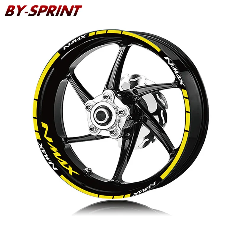 For Yamaha N-max Nmax125 155 Nmax Motorcycle Wheel Stickers Stripes ...