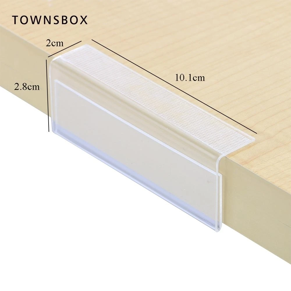 Acrylic Label Frame L Sign Holder Shelf Edge Price Talker Shelf Storage ...