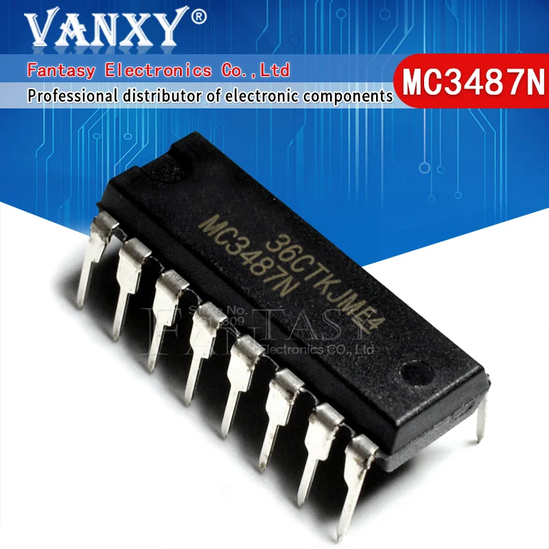 10PCS MC3487N DIP16 MC3487 DIP 3487N DIP 16 DS3487N DS3487 new and ...