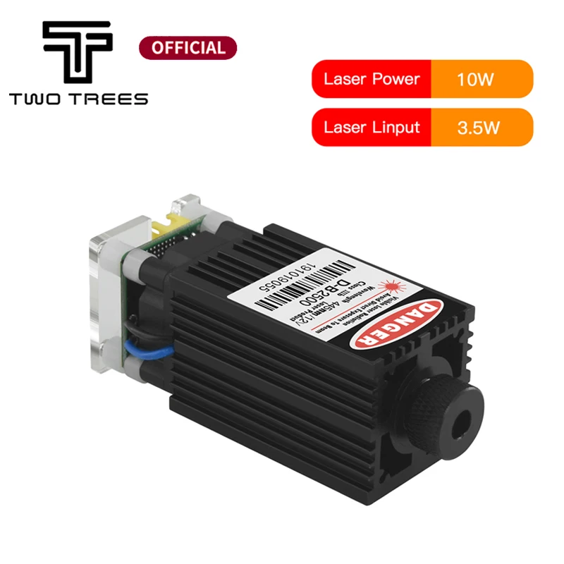 Twotrees Laser Head Module 7000mw/10w/20w Blu Light Laser Head For Diy ...