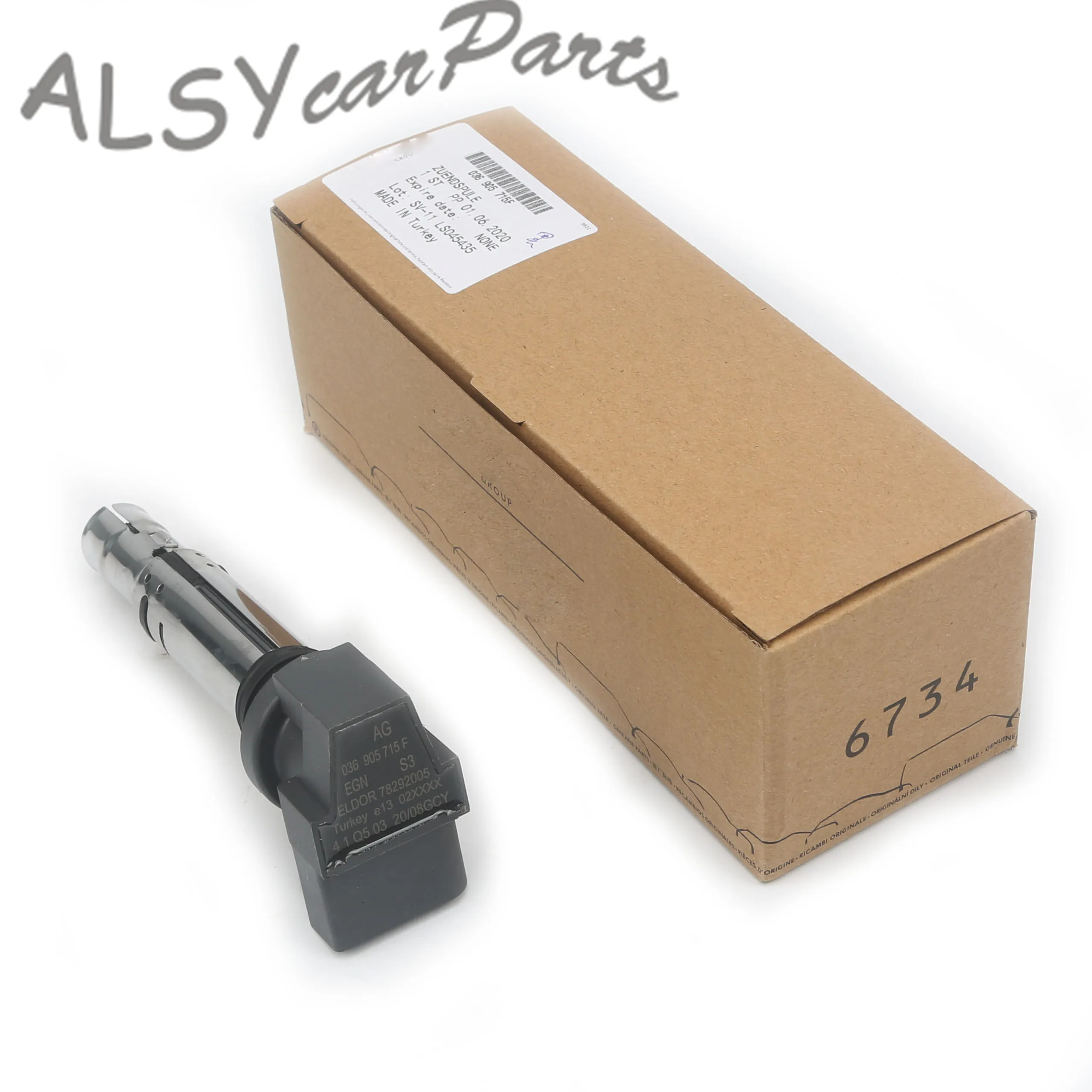 YMM OEM 036 905 715 F Ignition Coil For VW Beetle Golf Jetta Passat ...