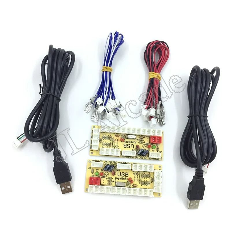 10pcs Zero Delay Arcade USB Encoder PC To Joystick MAME & Fight Stick ...
