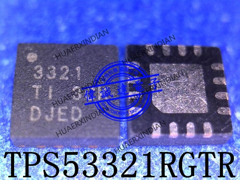 1Pieces new Original TPS53321RGTR TPS53321 TPS3321 type 3321 QFN16 In ...