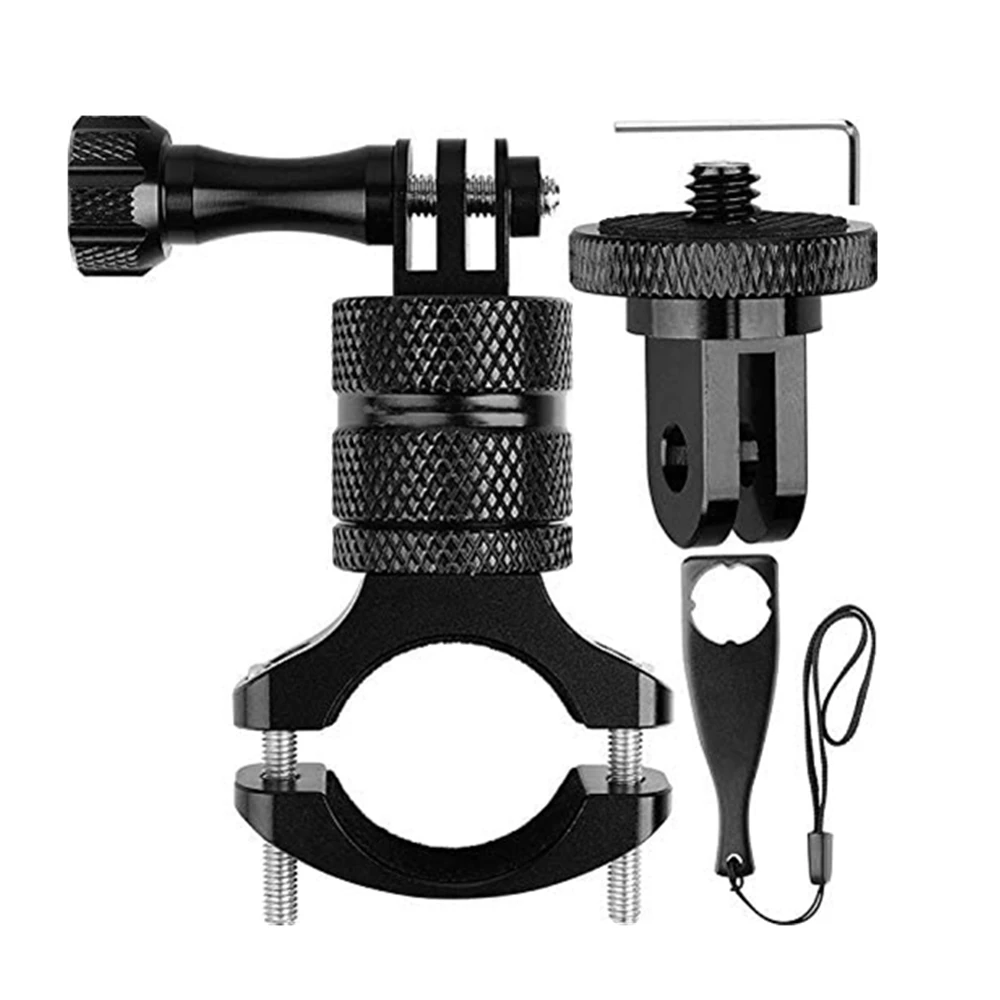 360 Degrees Rotary Aluminum Bike Bicycle Handlebar Mount for Gopro Hero ...