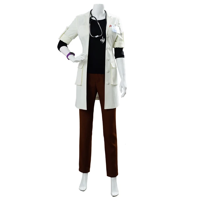 OW Angela Mercy Dr. Ziegler Cosplay Costume Suit - AllCosplay.com