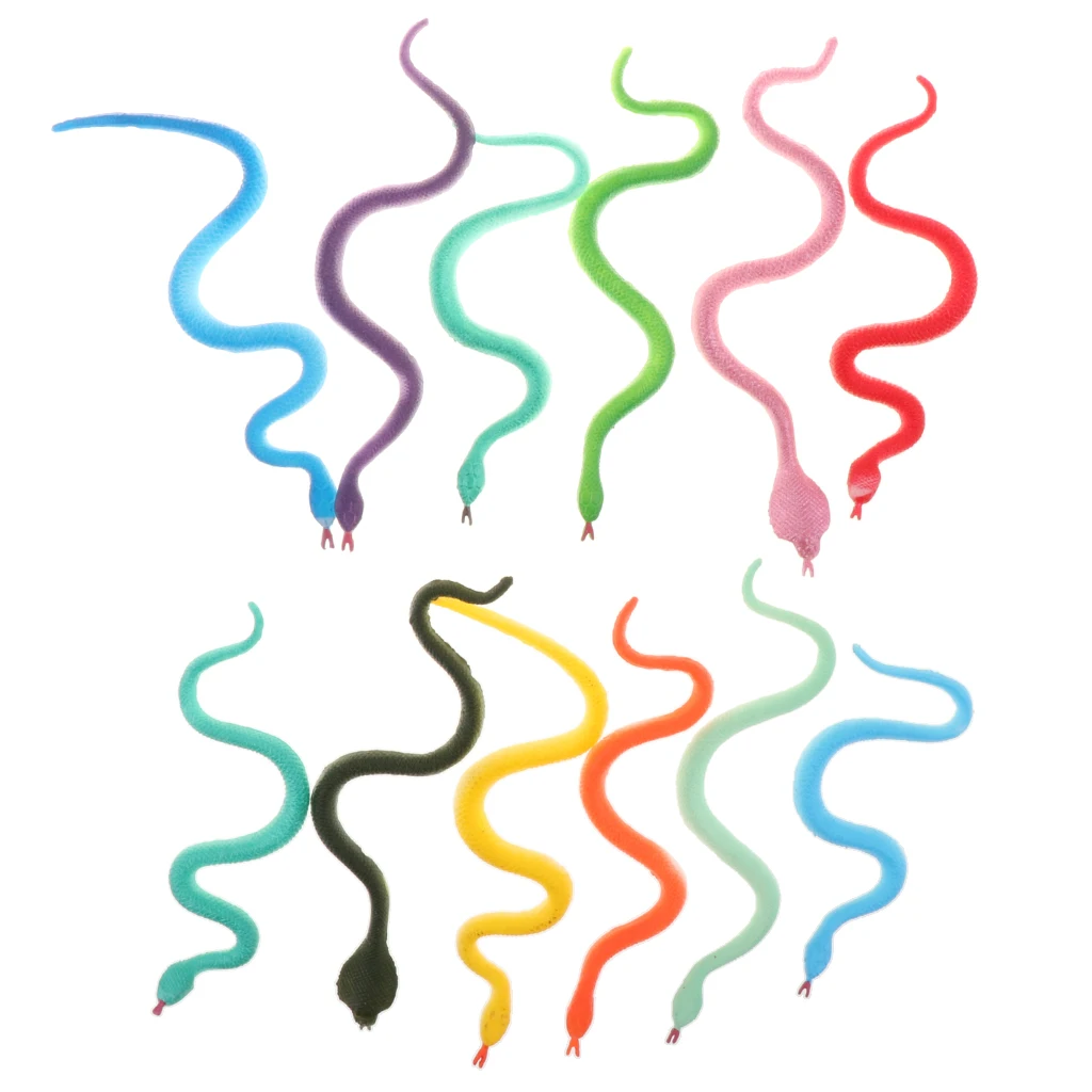 12-Pieces-Realistic-Snake-Figurines-Kids-Pretend-Trick-Toy-Game-Props ...