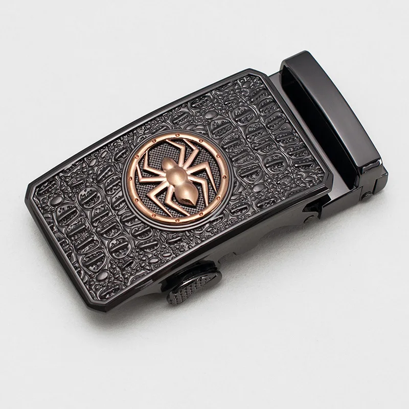New Fashion Men's Business Alloy Automatic Buckle Unique Men Plaque ...