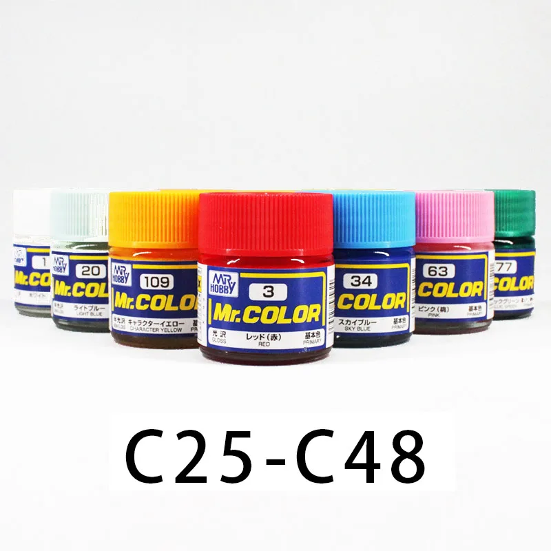 Mr-Hobby-10ML-C25-C48-Color-Oily-Nitro-Paint-Pigment-For-DIY-Military ...