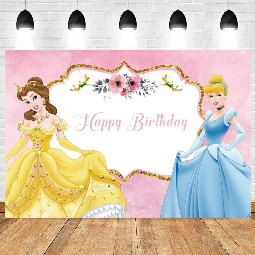 Disney Princess Snow White Elsa Cinderella Happy Birthday, 58% OFF
