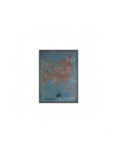 COLOR mute map pack 50 ASIA physical maps|Educational Equipment ...