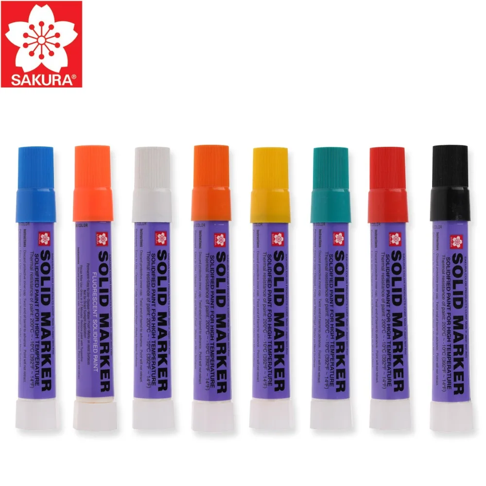 Sakura Xsc Solid Marker Paint Twist-action 13mm 8 Color Available Commercial Industrial ...