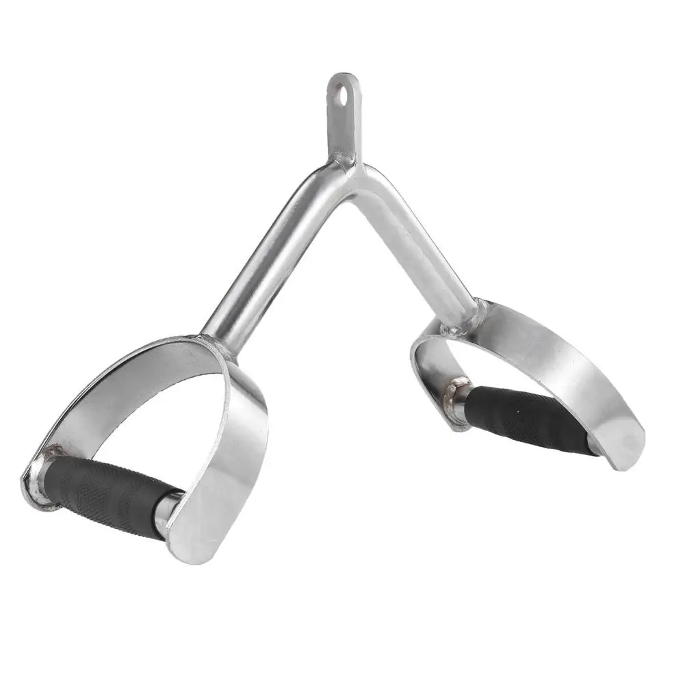 Cable-Machine-V-Bar-Handle-Pull-Down-Double-D-handles-Stainless-Steel ...