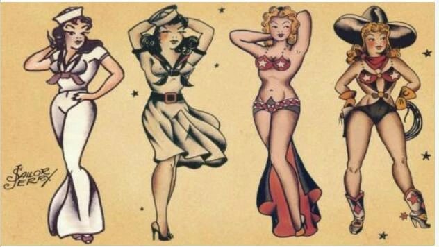 Sailor Pin Up Sketches