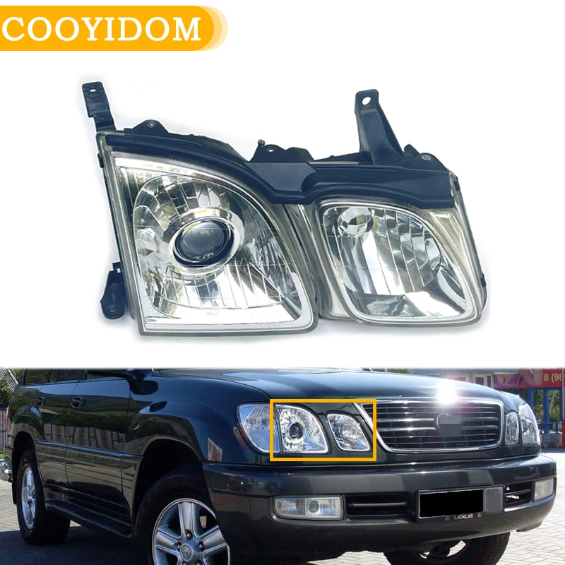 Car-Front-bumper-Head-light-lamp-Driving-Lamp-For-Lexus-LX470-1998-1999 ...