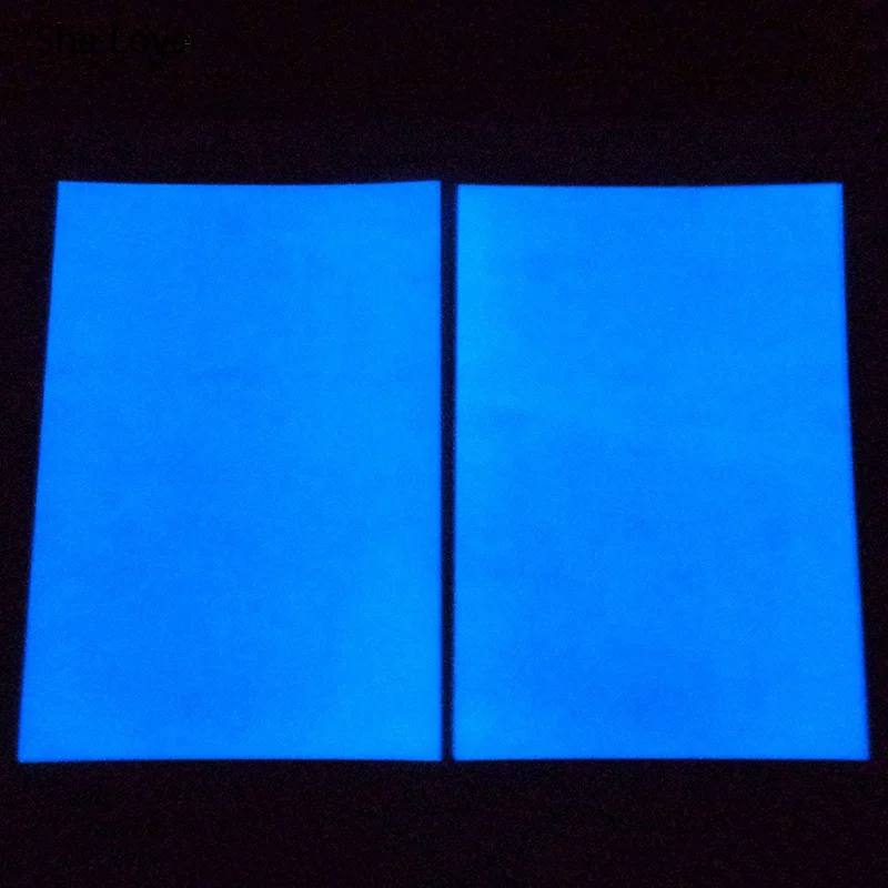 Chzimade 1Pcs A4 Glow In The Dark Printing Paper PET Adhesive Night ...