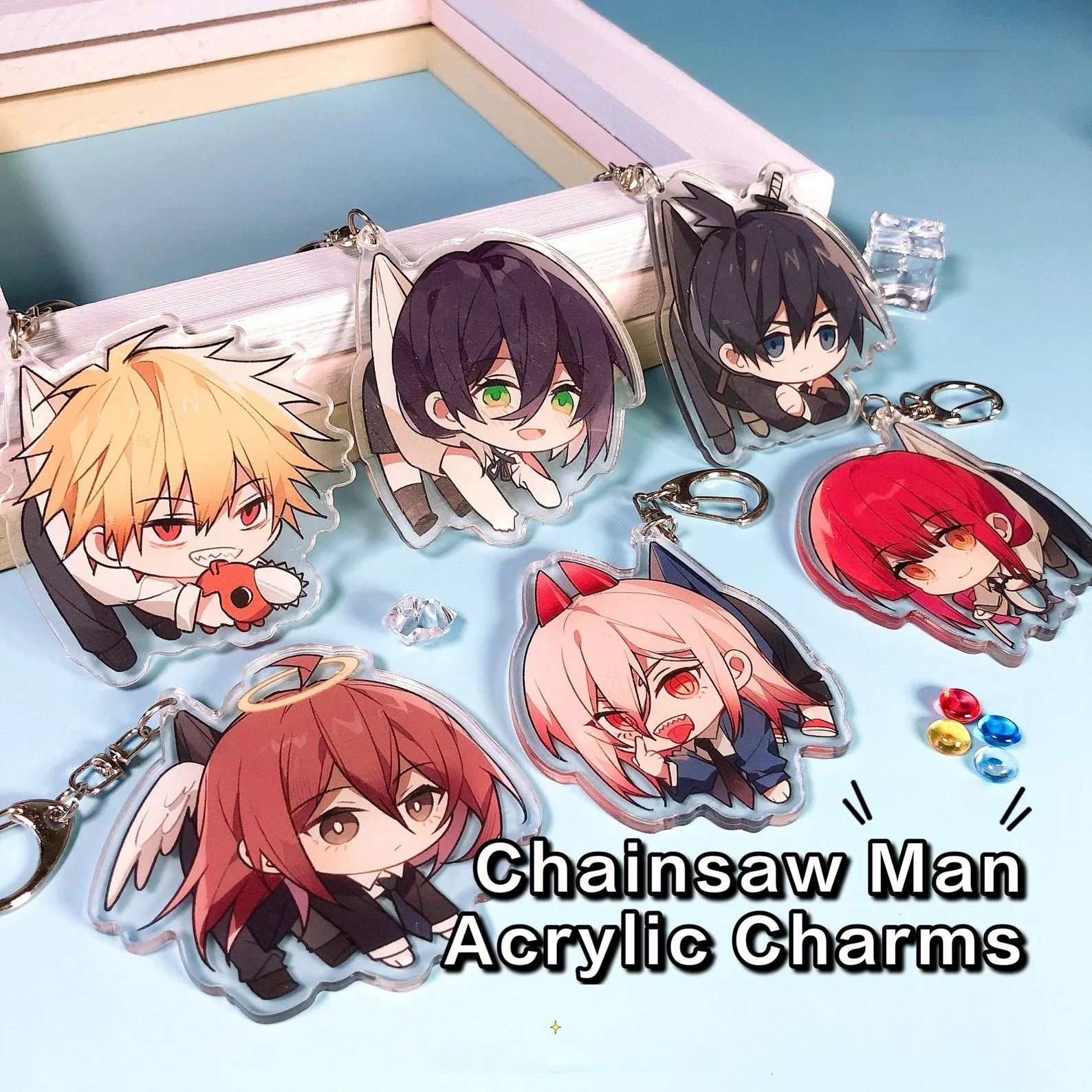 Chainsaw-Man-Hanging-Collection-Acrylic-Keychain-Charm-Japan-Anime ...