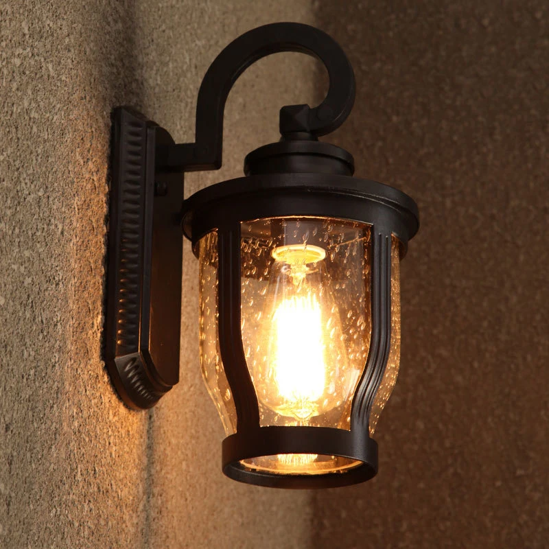 Rustic-Outdoor-Lights-E27-Wall-Lamp-European-Vintage-Waterproof-Street ...
