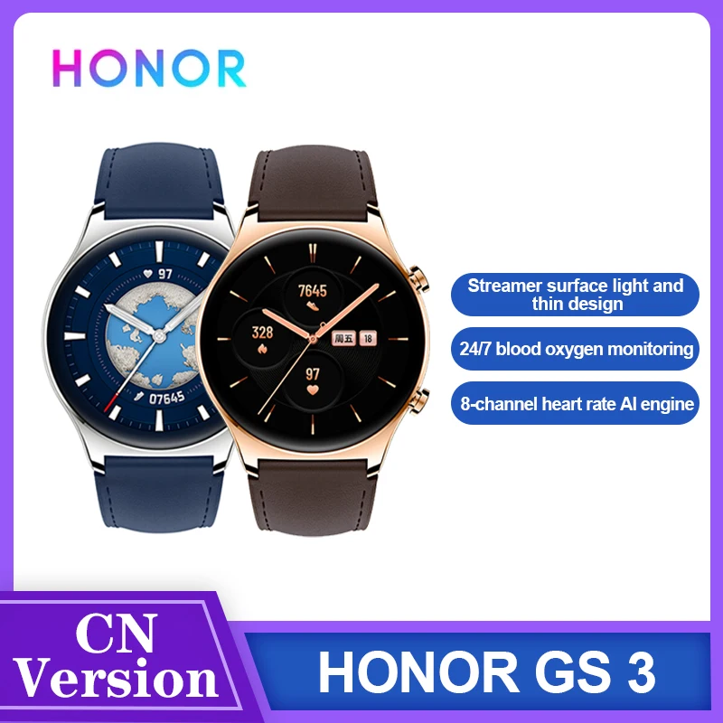 Reloj HONOR GS 3 para hombre, dispositivo con posicionamiento de doble ...