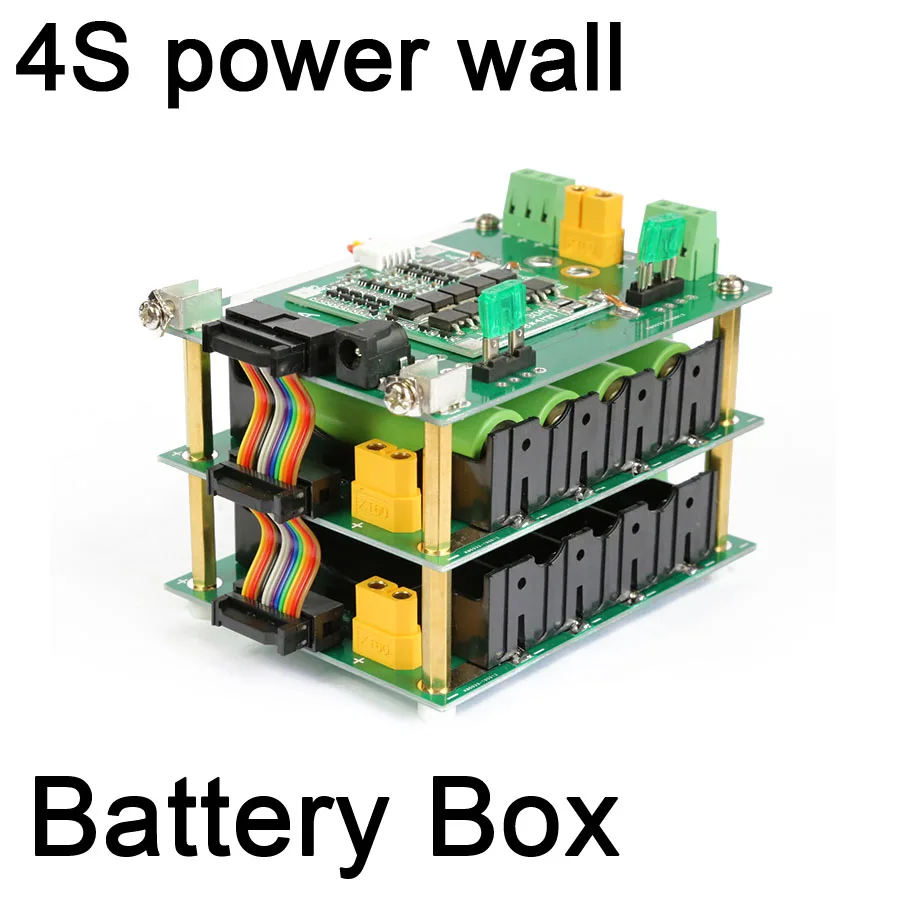 4s-16V-power-wall-4S-battery-pack-Box-4-CELL-battery-BMS-18650-Lipo-Li ...