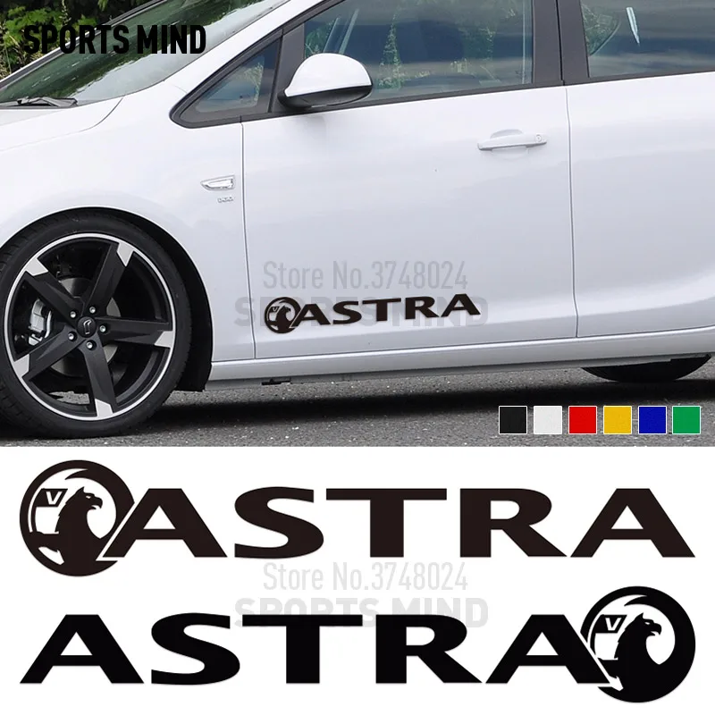1 Pair SPORTS MIND Car Sticker Decal For Vauxhall Astra GTC OPC Opel ...