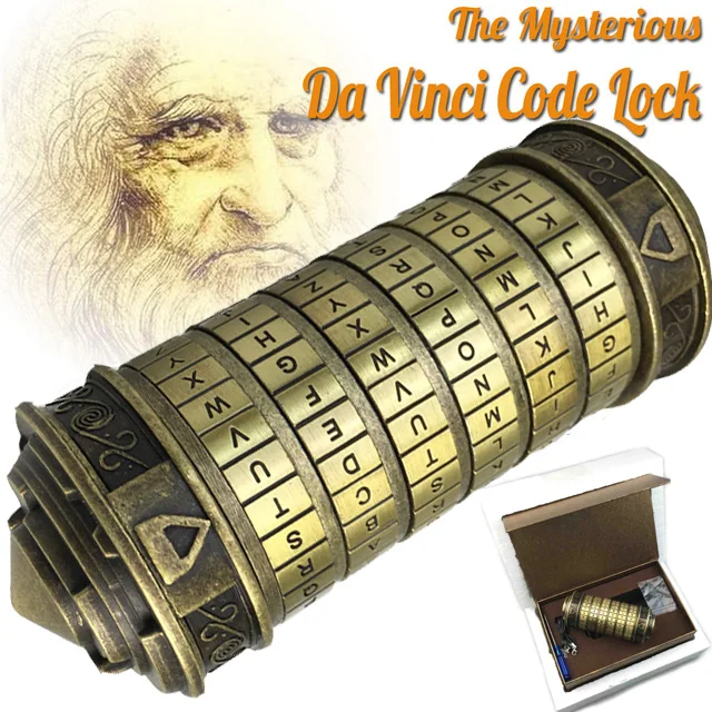 Da-Vinci-Educational-toys-Metal-Cryptex-locks-gift-ideas-Da-Vinci-Code ...