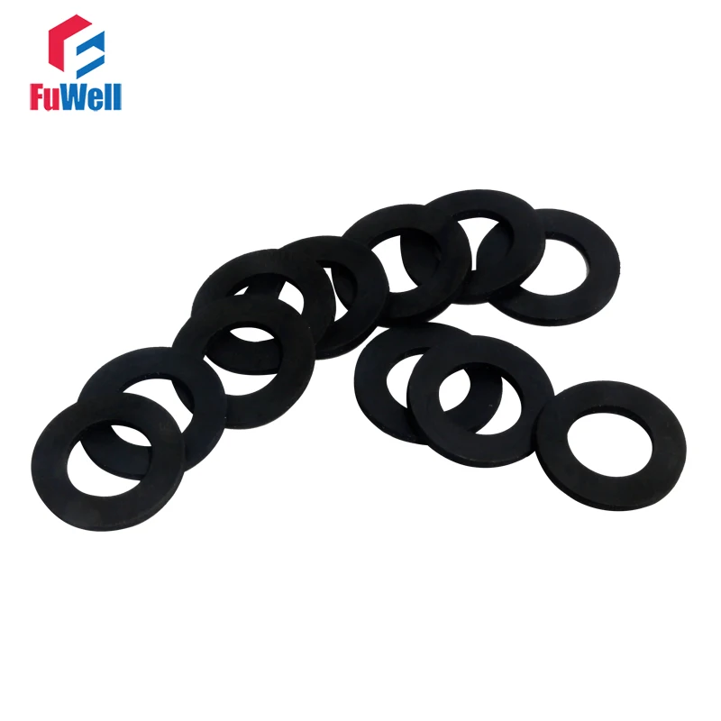 5pcs-Black-Rubber-Flat-Gasket-Ring-for-Flange-Bracket-DN15-DN20-DN32 ...