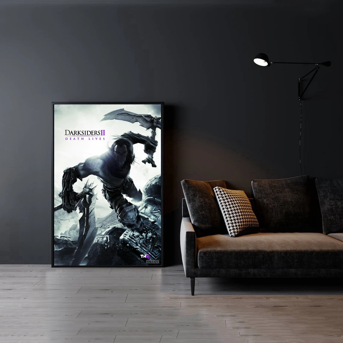 Darksiders-II-Death-Lives-Video-Game-Poster-Canvas-Print-Home-Wall ...