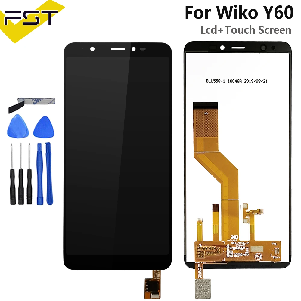 Para wiko y50 y60 y70 y80 display lcd + tela de toque digitador ...