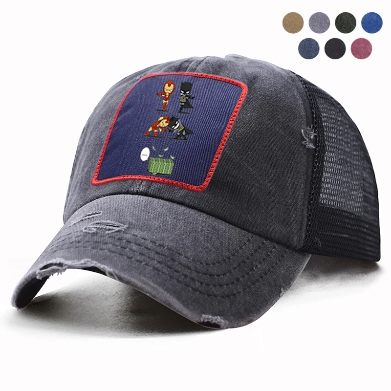 Funny Billionaires Iron Man Batman Fusion Men's Baseball Caps Women ...